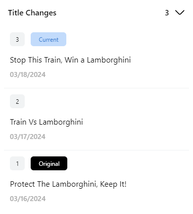Thumbnail and Title Changes – Viewstats