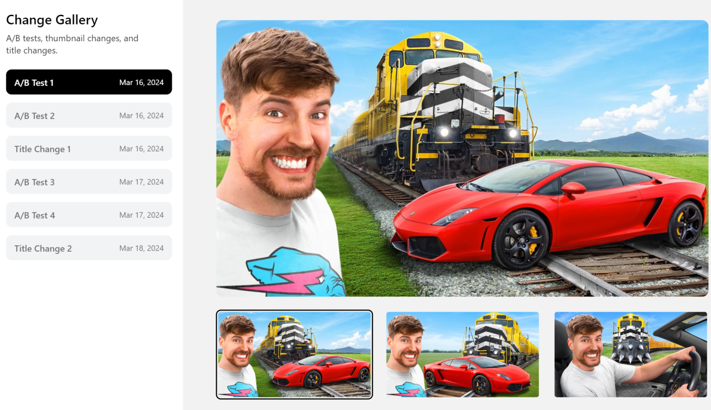 Change Gallery – Viewstats