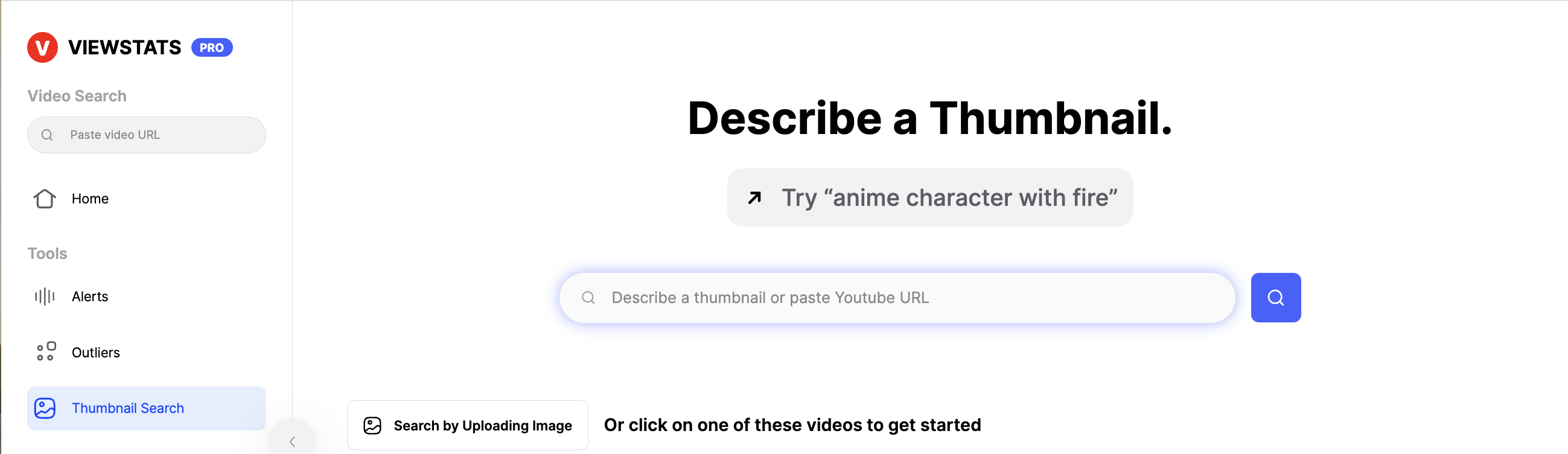 Thumbnail Search Tool – Viewstats