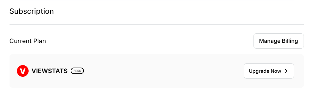 What is my current plan? – Viewstats