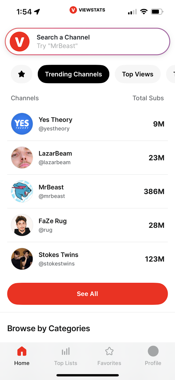 Viewstats Mobile App – Viewstats